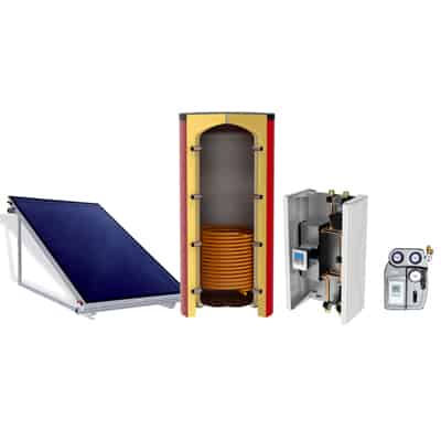 Kit Panou Solar Pentru Apa Calda Si Caldura COMBI SUN - FIORINI - AB ...